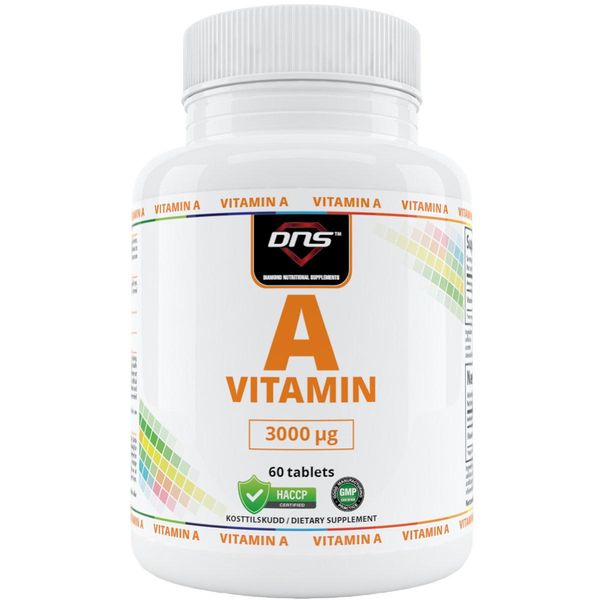 DNS Vitamin A - 60 tabletter - Kost1 Kosttilskudd AS